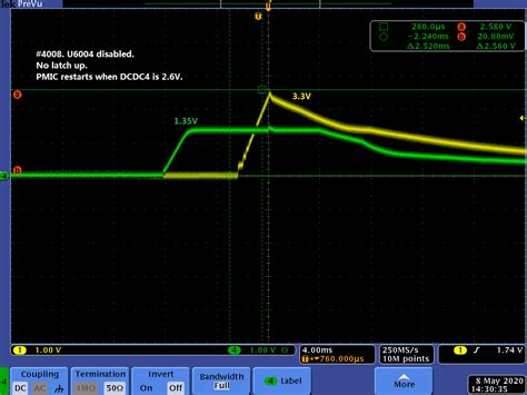 TPS65218D0 PMIC Shuts Down Immediately After Starting And Then Restarts Power Management