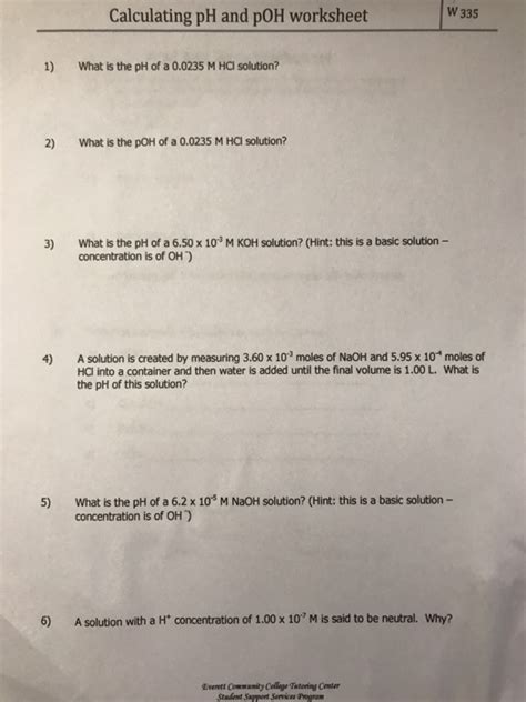 Calculating Ph Worksheet Printable Word Searches Calculating Ph Worksheet Printable Word Searches