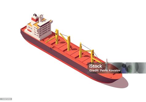등등 측정 벌크 캐리어 선박 낮은 폴리 핸디 사이즈 부커 선박 벡터 일러스트레이터 수집 교통수단에 대한 스톡 벡터 아트 및 기타 이미지 Istock
