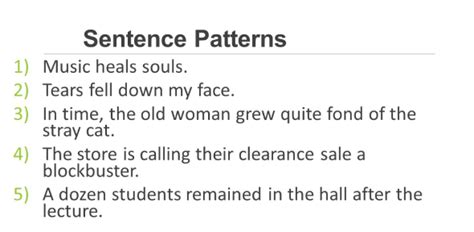 Sentence Pattern Quiz Mastering English Structure Attempts 86321 Trivia Questions