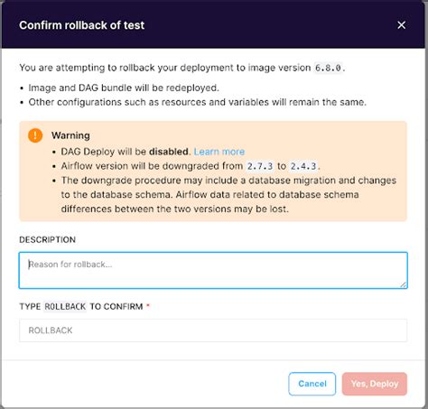 Deploy Rollbacks Upgrade Airflow And Deploy DAGs With Confidence