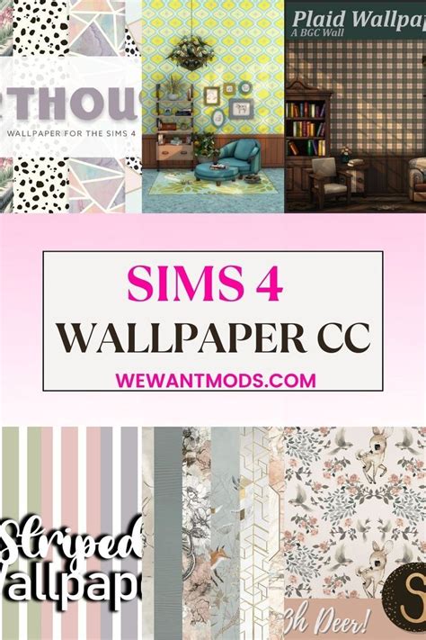 23 Sims 4 Wallpaper Cc Transform Any Room Sims 4 Wallpaper Sims