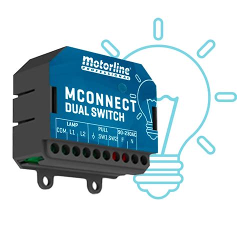 Modulo Wifi Mconnect Dual Swich Para Control De Luces Mando Garaje Universal 👈