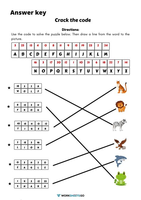 Crack The Code Addition Worksheet