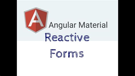 Angular Material Reactive Form Youtube