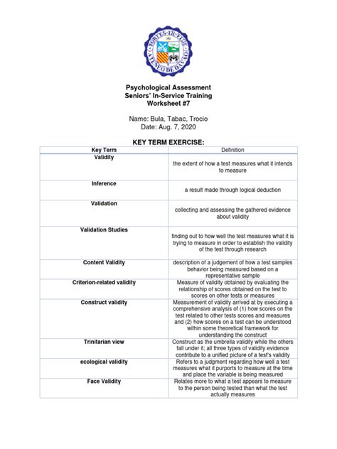 Psychological Assessment Hw 7 Pdf Validity Statistics Factor Analysis