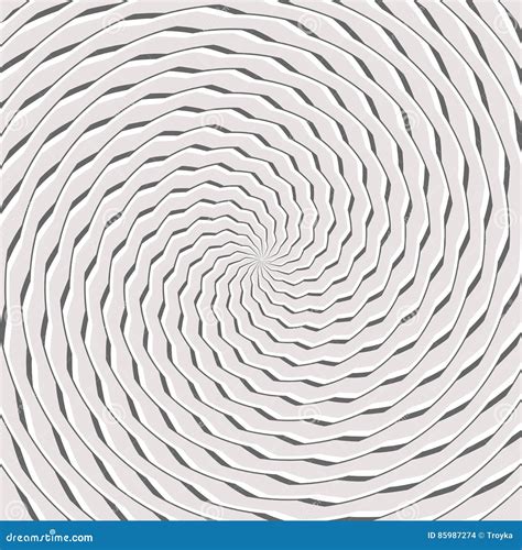 Rotation Torsion Illusion Abstract Op Art Design Vector Illustration 92458328