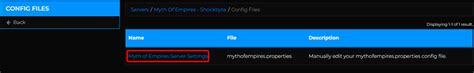 how to configure your myth of empires server knowledgebase shockbyte