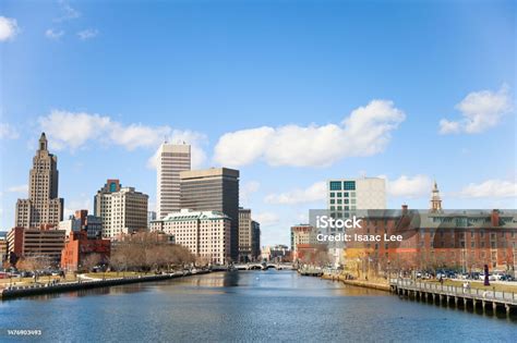 A View Of Providence Rhode Island Showcasing A Modern Cityscape With