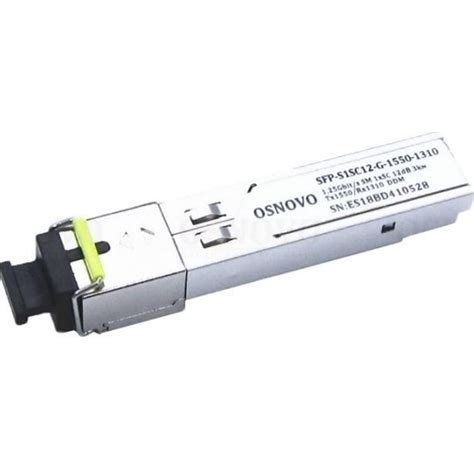 Купить Оптический SFP Модуль OSNOVO SFP-S1SC12-G-1550-1310в интернет ...