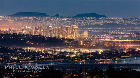 San Diego And Tijuana City Skyline California 36661