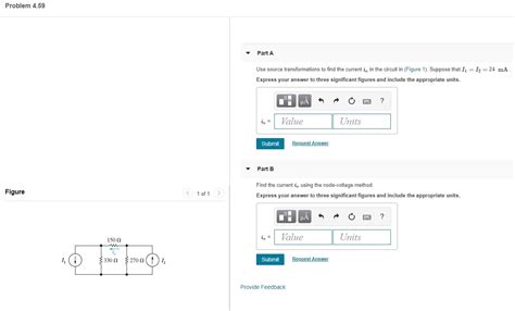 Solved Problem 459 Part A Use Source Transformations To