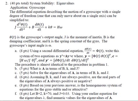 2 40 Pts Total System Stability Eigenvalues