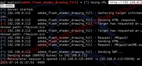 Exploit Remote Windows Pc Using Adobe Flash Player Drawing Fill Shader Memory Corruption