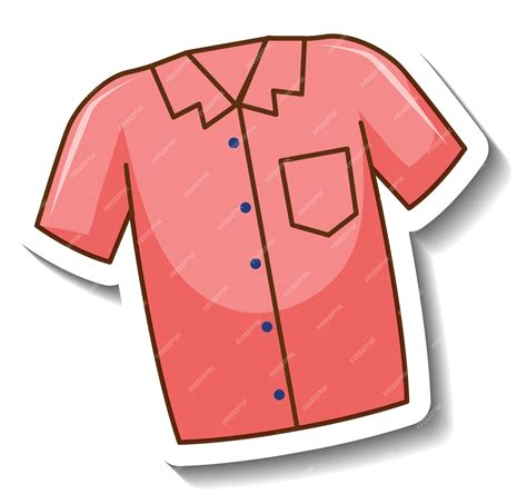 Icono De La Camisa Estilo De Dibujos Animados Vector