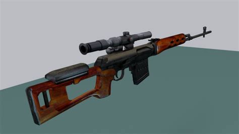 Dragunov 3d Model