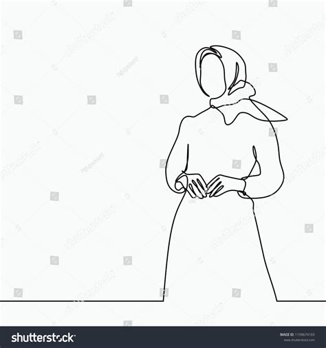 Vector Single Continuous One Line Art Stock Vector Royalty Free 1199674165 Shutterstock