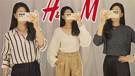 Handm I 미친 갓성비🔥 흐앤므 가을신상 하울 🍂ㅣ2만원대로 올드머니룩 쇼핑하기👗ㅣ간절기 기본템 추천ㅣ가을룩북 가을옷 코디ㅣ