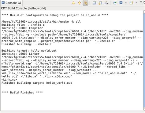 C Hello World And Endianess Processors Forum Processors Ti E E
