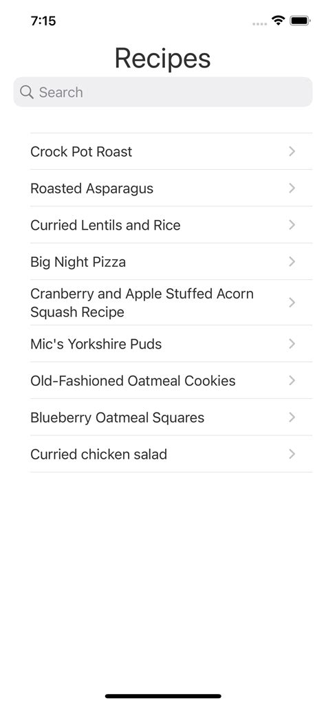 Exploring Swiftui With Recipes Flurries Of Latent