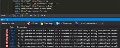 Mg 38 Missing Xna Namespace In Microsoft Windows Community Monogame