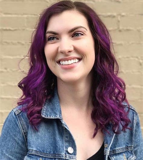 Get Creative With These Purple Hair Color Ideas For Short Hair
