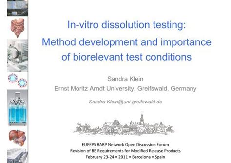 In Vitro Dissolution Testing Method Development And Importance Of