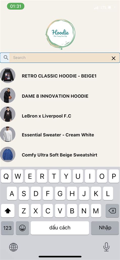 Github Nhutminhitfusehoodiemobileapp Project Mobile With React