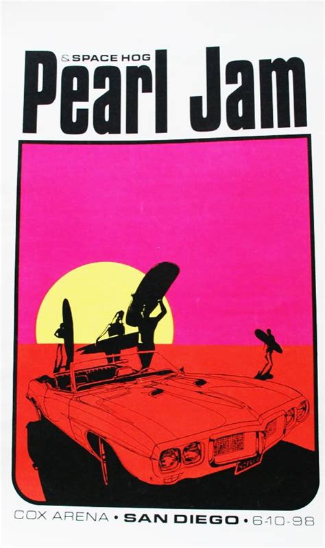07 10 98 Cox Arena San Diego Ca Artist Ames Pjposter Pearl