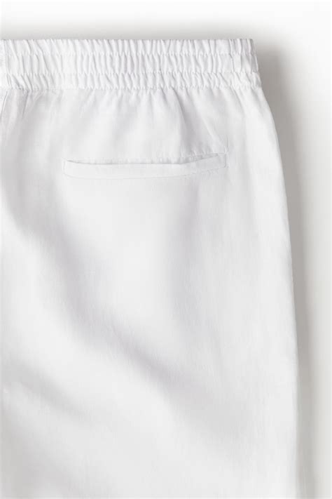 레귤러핏 리넨 팬츠 화이트 Men Handm Kr 레귤러핏 리넨 팬츠 화이트 Men Handm Kr