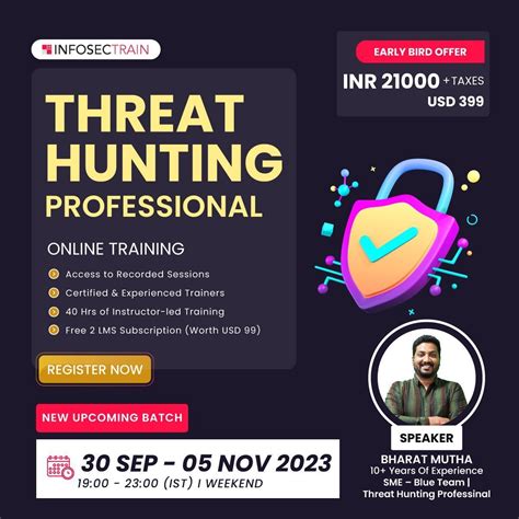 Infosec Train On Linkedin Threathunting Security Training Intelligence Threatintelligence…