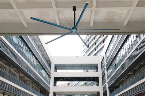 Outdoor Installation Of Hvls Industrial Fans