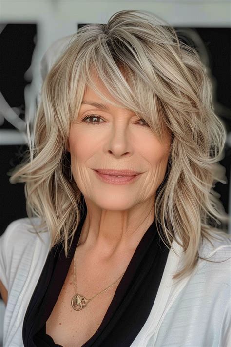 Youthful Chic Bangs For Older Women Board In 2024 Layered Haircuts