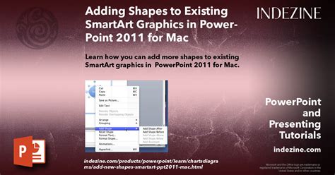Adding Shapes To Existing Smartart Graphics In Powerpoint 2011 For Mac