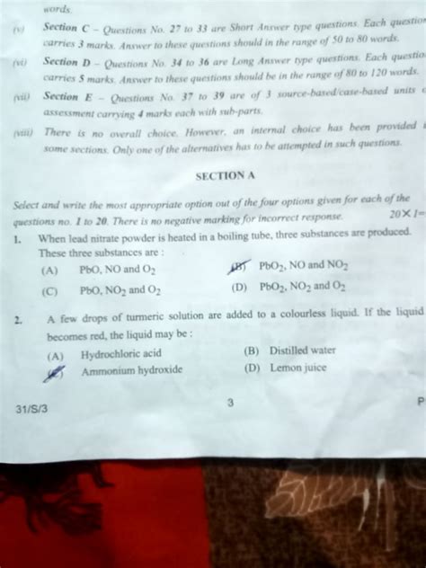 Words Section C Questions No To Are StudyX