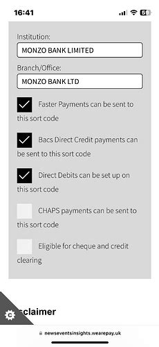 New Monzo Sort Code Page 2 Monzo Chat Monzo Community