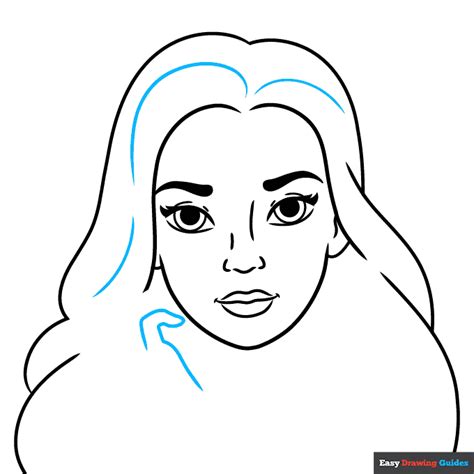 How To Draw A Pretty Girl Really Easy Drawing Tutorial