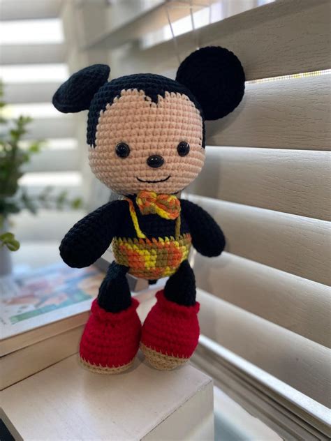 Crochet Mickey Mouse Etsy