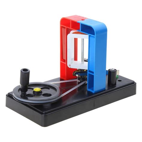 DIY ручной генератор электричества модель Фарадея эксперимент по ...