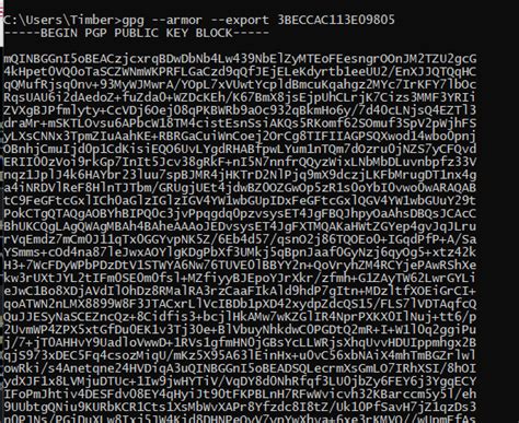 Windows环境下配置github Gpg签名 Timberblog Windows环境下配置github Gpg签名 Timberblog