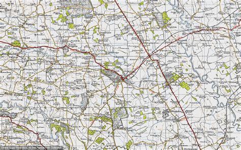 Historic Ordnance Survey Map Of Bedale 1947 Francis Frith