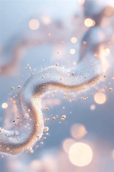 Tiny Light Particles Shimmer And Glow Arranged Beautifully To Suggest