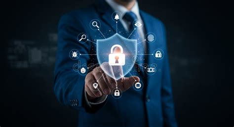 Cybersecurity Shield Protecting Your Digital World With Advanced