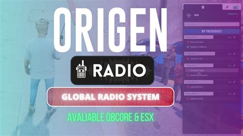 Origen Radio QBCore ESX Versión Script Five M YouTube