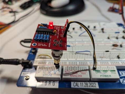 Electronics Explorer Oscilloscope Bandwidth Test Measured At ~88 Mhz