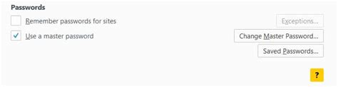How To Reset The Master Password In Firefox Ghacks Tech News