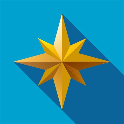 Northstar On A White Background Vector Illustration Flat 2 Premium Ai Generated Vector