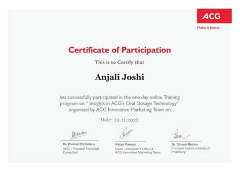 Anjali Joshi On Linkedin She Successfully Participated In A One Day