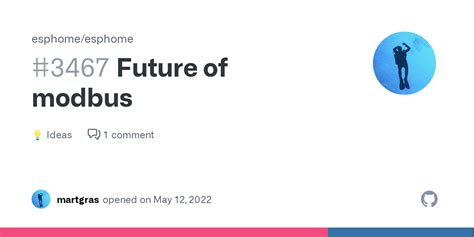 Future Of Modbus Esphome Esphome Discussion 3467 GitHub