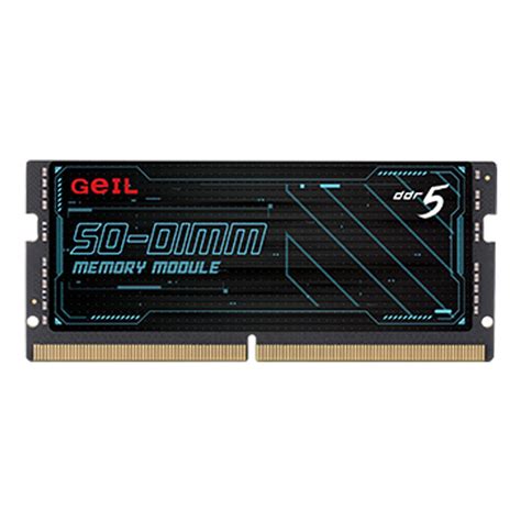 رم لپ تاپ Ddr5 تک کاناله 4800 مگاهرتز Cl40 گیل ظرفیت 32 گیگابایت